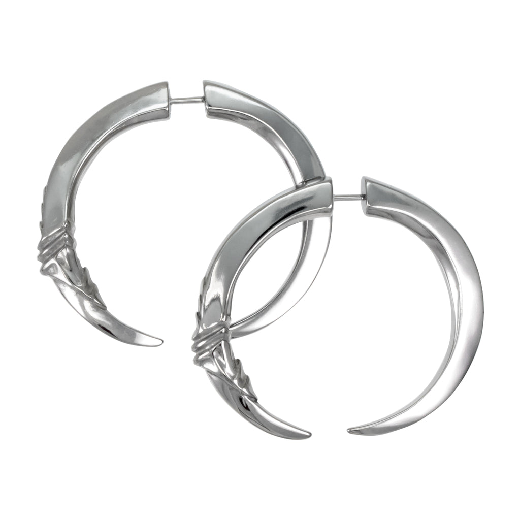 multiple claw earrings